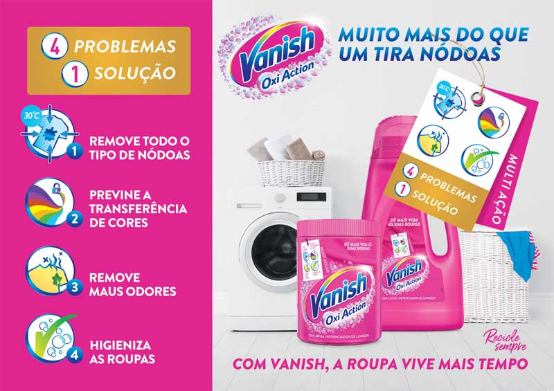 Packaging - Vanish lança nova imagem e posicionamento